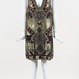 Alice + Olivia | Dresses | Alice Olivia Odell Sequin Bead Embellished ...